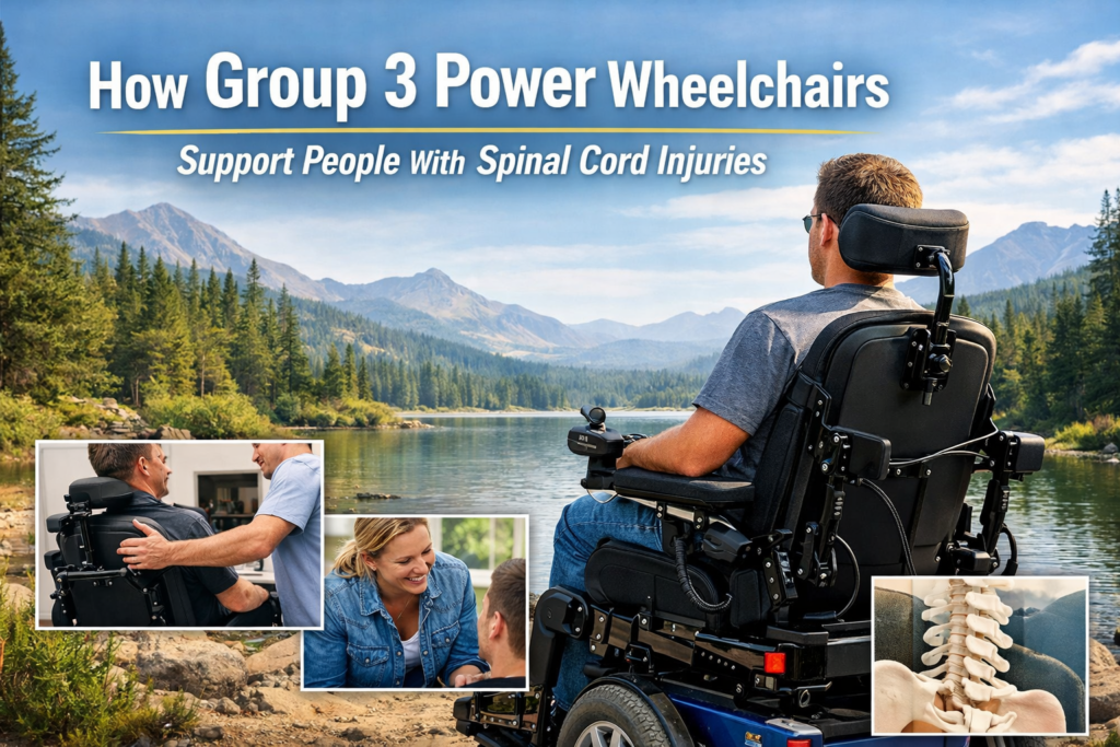 How Power Wheelchairs Support People With Spinal Cord Injuries